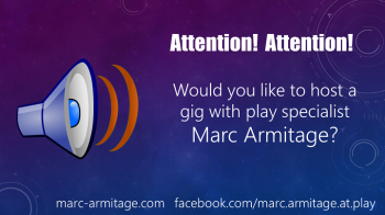 WOULD YOU LIKE TO HOST A GIG WITH MARC IN 2021? - Marc Armitage